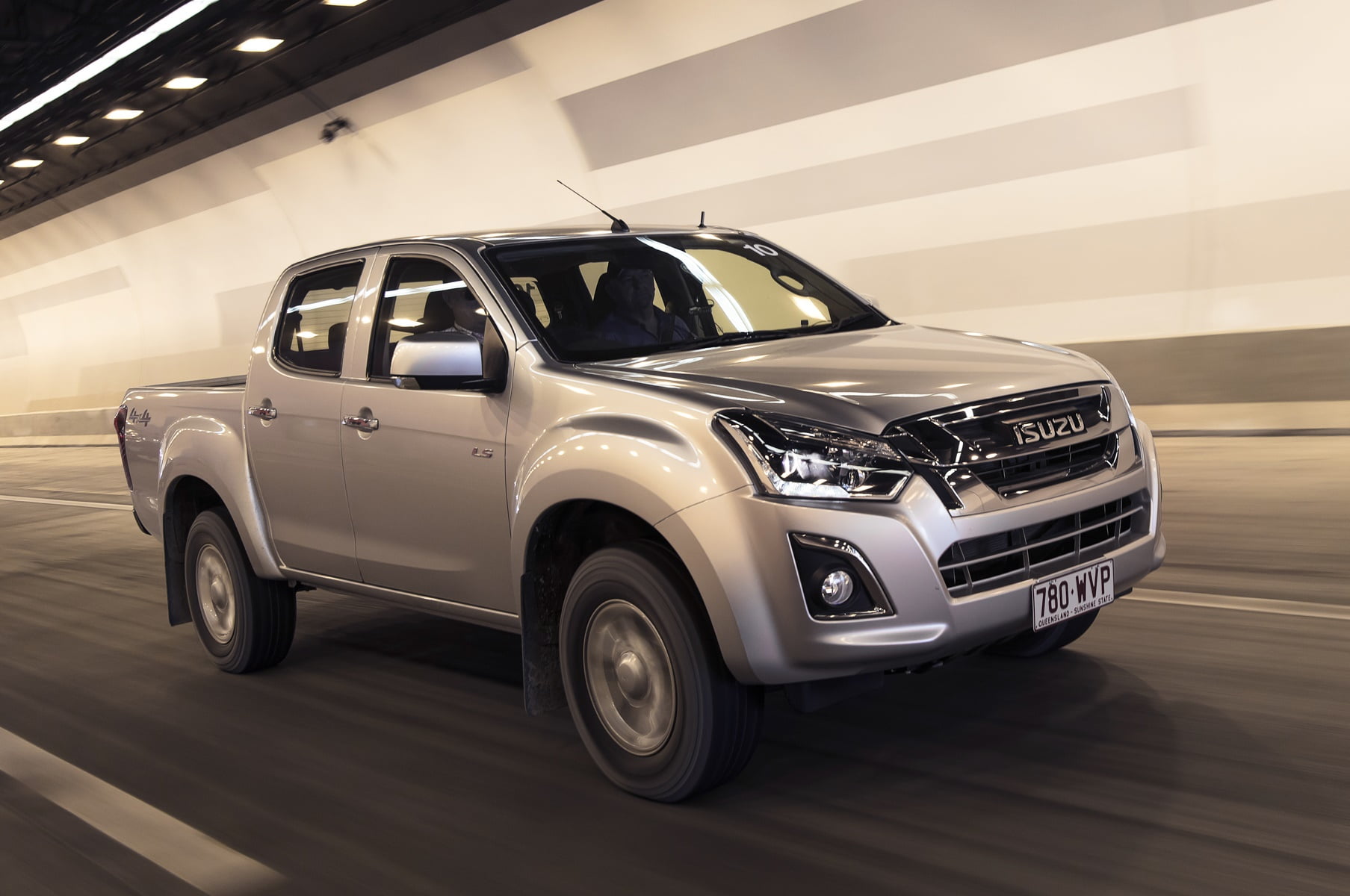 Euro 5 Isuzu DMAX on road