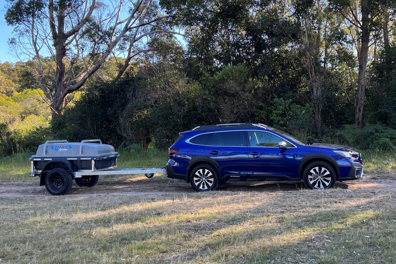 Subaru Outback XT quick tow test