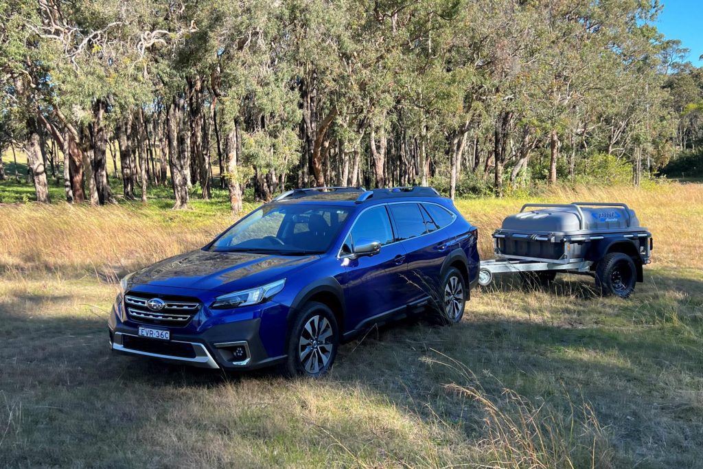 Subaru Outback XT quick tow test